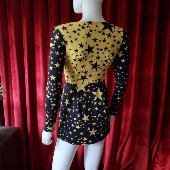 Vintage | Tops | Vintage Beautifly Star Tunic Minidress Shirt Xxs ...